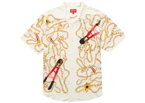Supreme Chains Rayon Short Sleeve Shirt