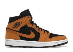 JORDAN Air Jordan 1 Mid Sneakers Desert Ochre/black