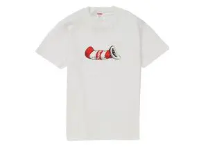 Supreme Cat In The Hat Tee Shirt - White