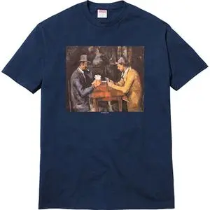 Supreme Cards Tee - Navy Blue