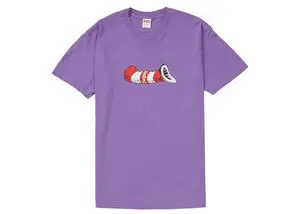 Supreme Cat In The Hat Tee Shirt - Purple