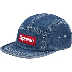 Supreme Contrast Stitch Camp Cap - Denim