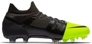 Nike Mercurial Gs 360 Fg Cleat - Black/volt/metallic Silver