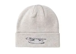 Supreme Champion 3d Metallic Beanie - Ash Grey