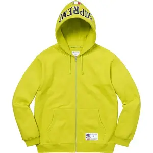 Supreme Champion Arc Logo Zip Up Sweat - Bright Green