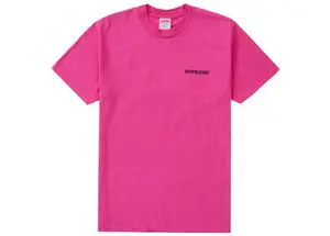 Supreme Patchwork Tee Shirt - Fuchsia