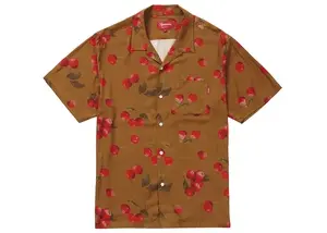Supreme Cherry Rayon Short Sleeve Shirt