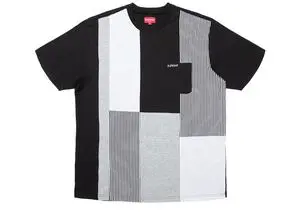Supreme Patchwork Pocket Tee Shirt - Black