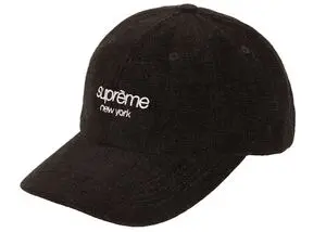 Supreme Chenille 6-panel Cap - Black