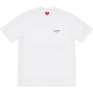 Supreme Patchwork Pique Tee Shirt - White