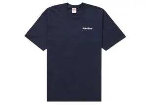 Supreme Patchwork Tee Shirt - Navy Blue