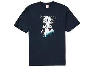 Supreme Pitbull Tee Shirt - Navy Blue
