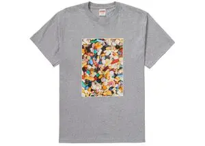 Supreme Pills Tee Shirt - Heather Grey