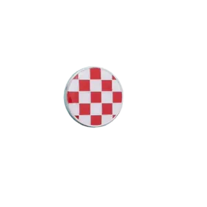 Supreme Checkerboard Pin - Silver