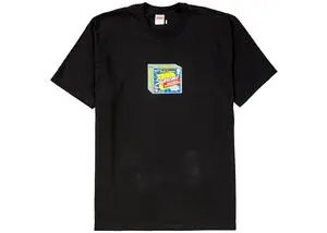 Supreme Cheese Tee Shirt - Black