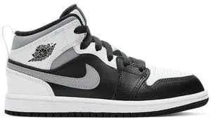 JORDAN Air Jordan 1 Mid Shadow PS Black/medium Grey/white