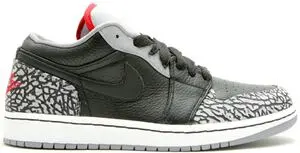 JORDAN 1 Phat Low Sneakers - Black/varsity Red/white