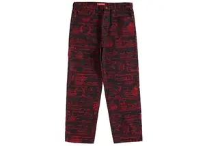 Supreme Checks Embroidered Jean