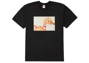 Supreme Cherries Tee Shirt - Black