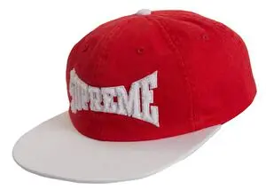 Supreme Chenille Logo 6-panel Cap - Red