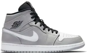 JORDAN 1 Mid Sneakers - Wolf Grey/white/black