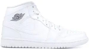 JORDAN 1 Mid Sneakers - White/cool Grey