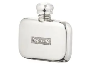 Supreme Pewter Mini Flask - Silver