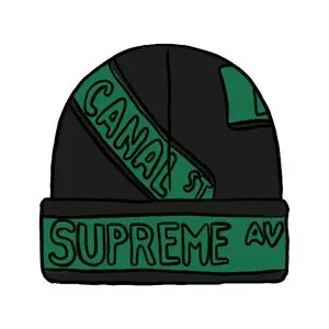 Supreme Street Signs Beanie - Black