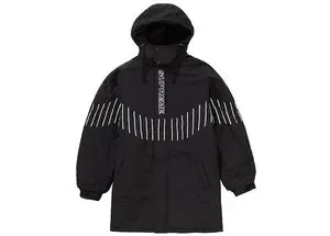 Supreme Pinstripe Panel Sports Parka Jacket