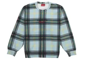 Supreme Plaid Crewneck Sweatshirt