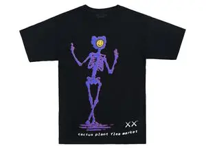 KAWS X Cactus Plant Flea Market T-shirt - Black