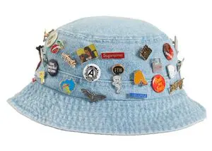 Supreme Pins Crusher Hat - Blue