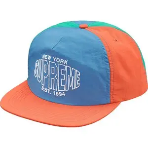 Supreme Pinwheel Nylon 5-Panel Cap Blue