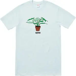 Supreme Plant Tee Shirt Pale Blue