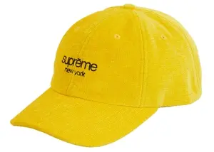 Supreme Chenille 6-panel Cap - Yellow