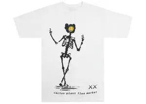 KAWS X Cactus Plant Flea Market T-shirt - White
