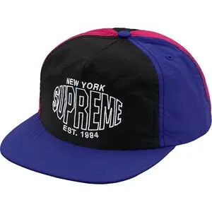 Supreme Pinwheel Nylon 5-Panel Cap Pink
