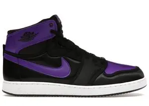 JORDAN 1 Retro Ajko Satinin Sneakers - Black/field Purple