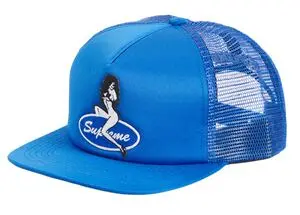 Supreme Pin Up Mesh Back 5-panel Cap - Royal