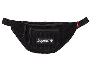 Supreme String Waist Bag - Black