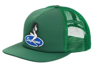 Supreme Pin Up 5-panel Cap - Green