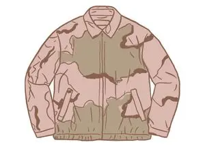 Supreme Suede Harrington Jacket - Desert Camo