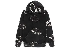 Supreme Studded Collars Hooded Sweatshirt - Black