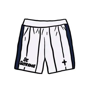 Supreme St. Basketball Short - White