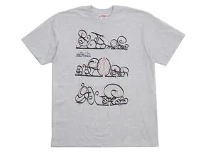 Supreme System Tee Shirt - Ash Grey