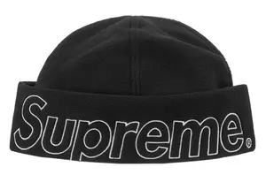 Supreme Polartec Beanie - Black