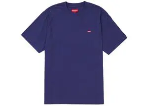 Supreme Small Box Tee Shirt - Washed Navy Blue
