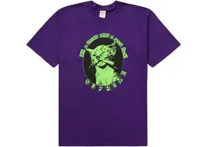 Supreme Smoke Tee Shirt - Purple