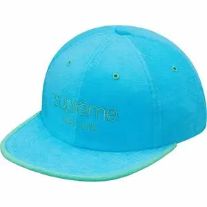 Supreme Classic Logo 6-panel Cap - Blue