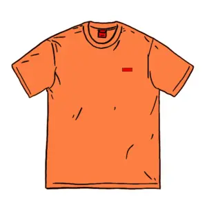 Supreme Small Box Tee Shirt - Orange